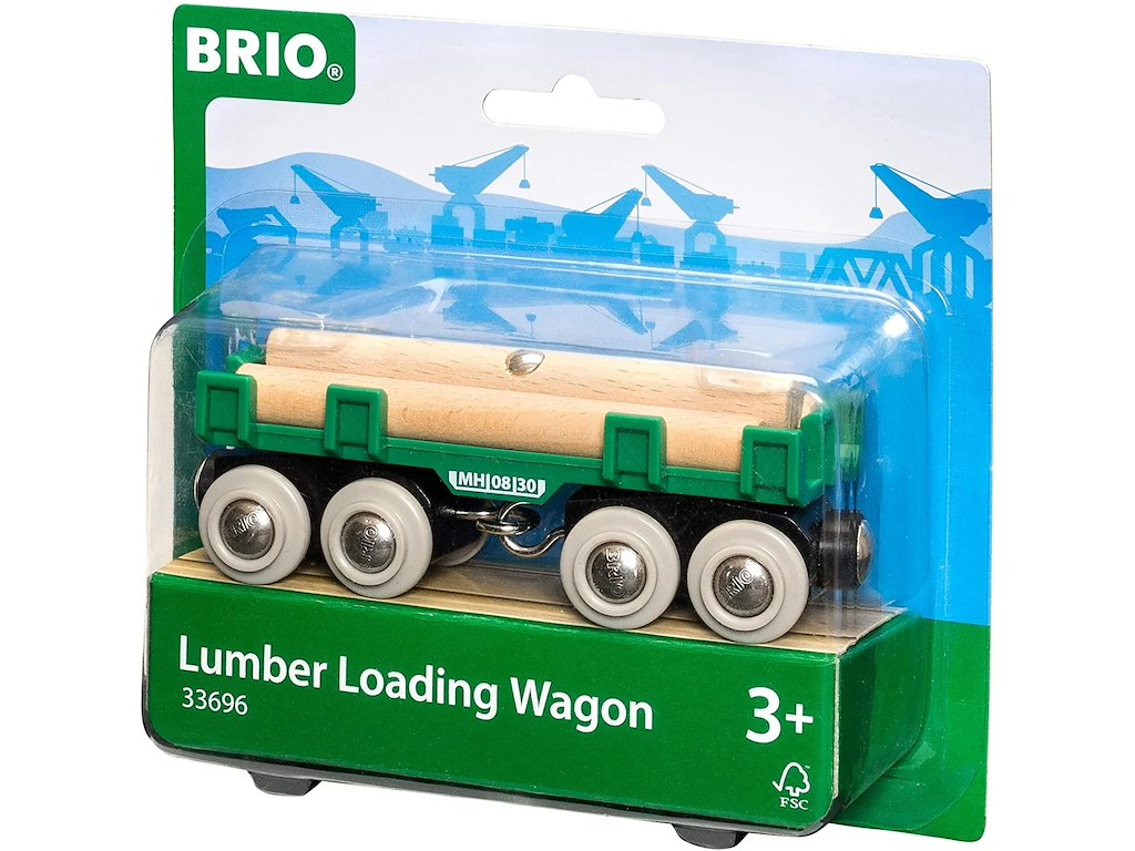 Brio Vagon za prevoz drva BR33696