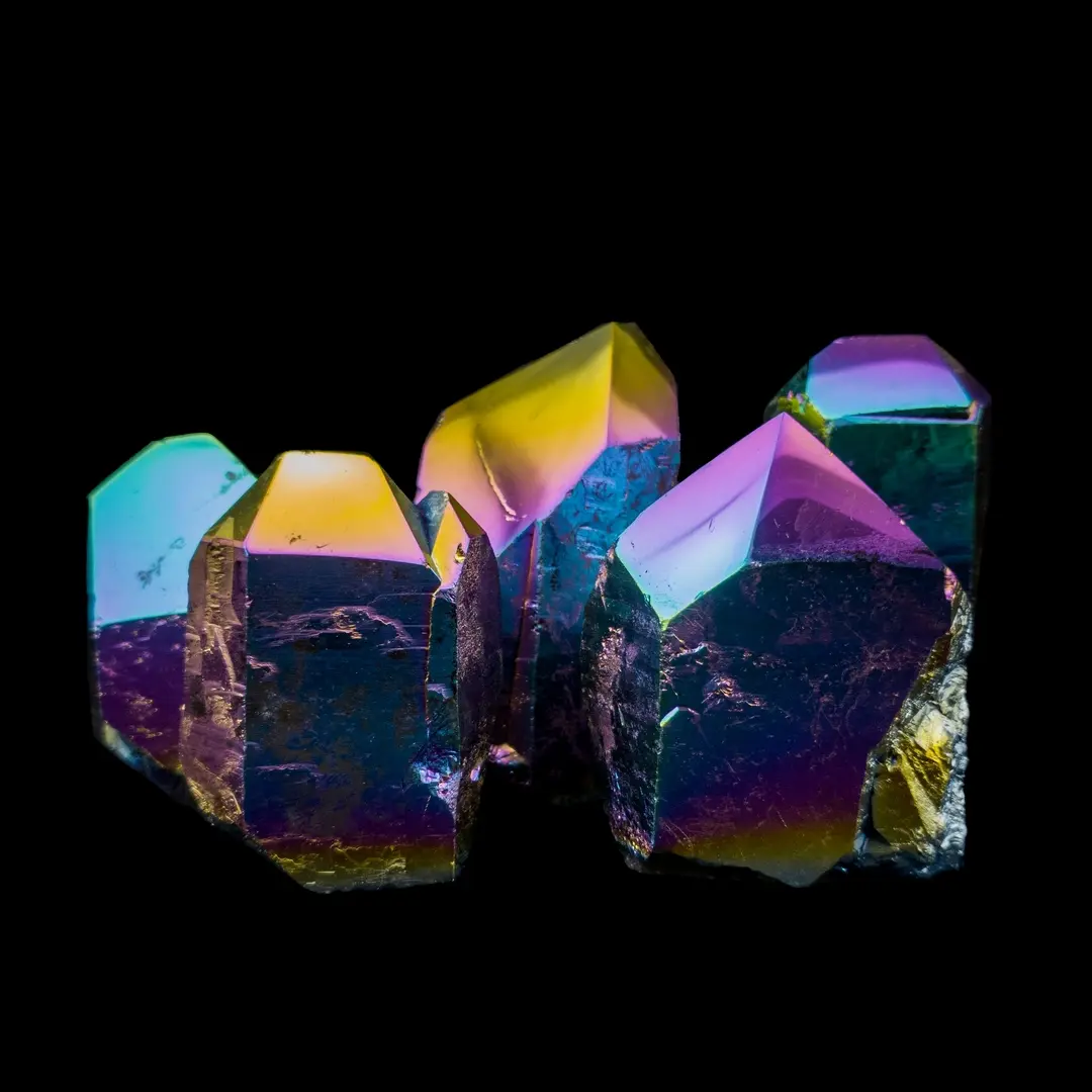 Titanium Aura Kvarc Rainbow Špic Na Kilogram #8374MG