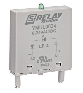 LED modul 6-24VAC/DC za podnožje YMU
S-Relay