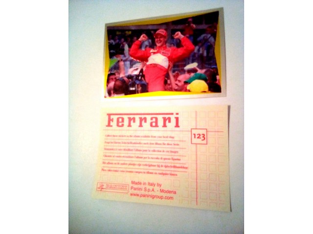 FERRARI (PANINI) KOMPLETAN SET SLIČICA