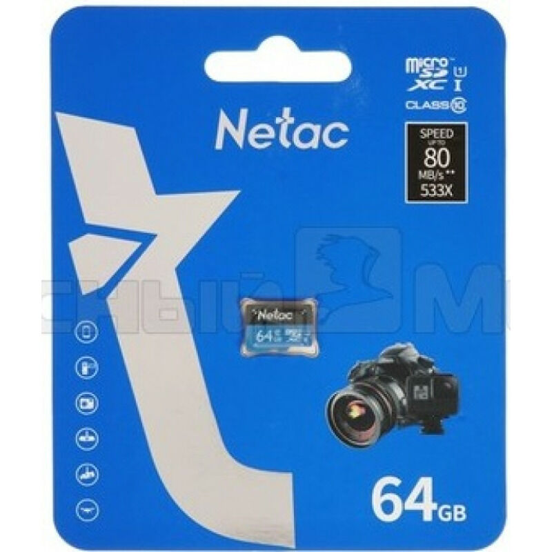 Micro SDXC Netac 64GB P500 Standard NT02P500STN-064G-S