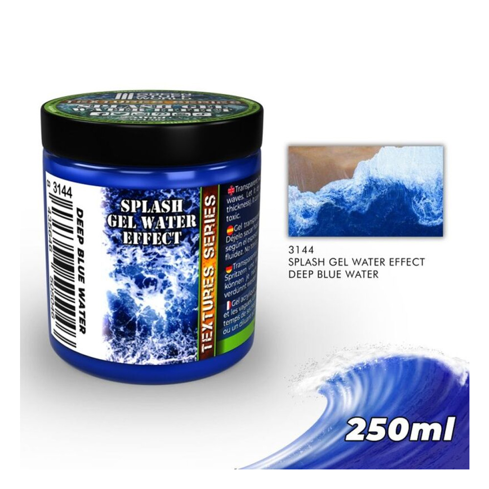 Water effect Gel - Deep Blue 250ml