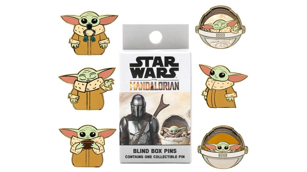 Blind Box Enamel Pins: Star Wars Mandalorian - The Child