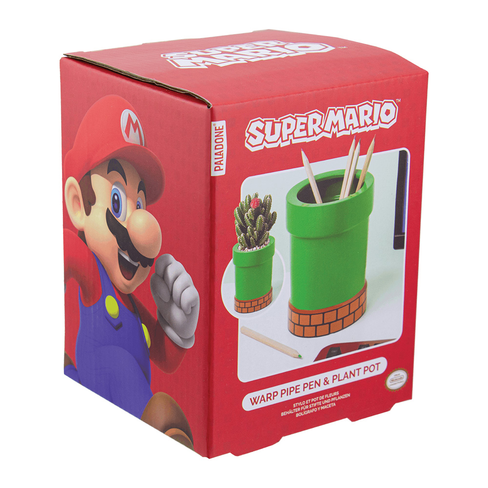 Super Mario Pipe Plant & Pen Pot