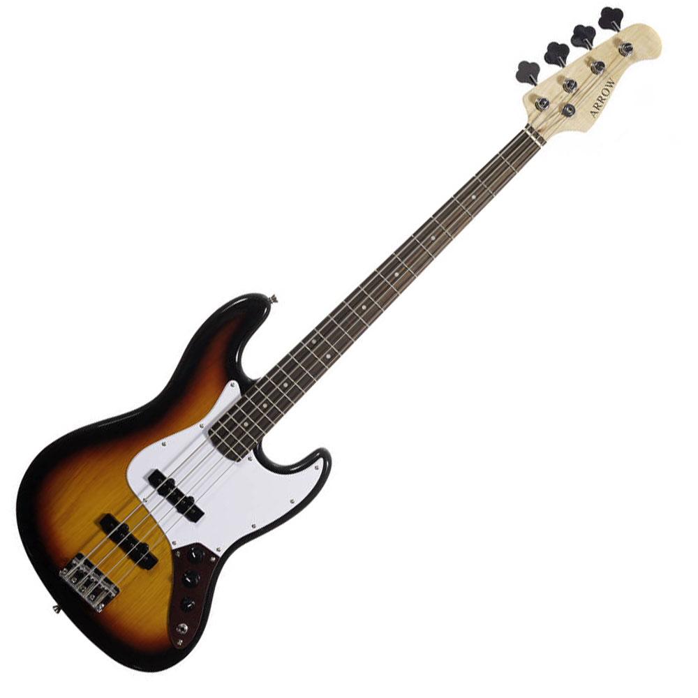 Arrow Louisiana 4 Bass Sunburst Rosewood/white