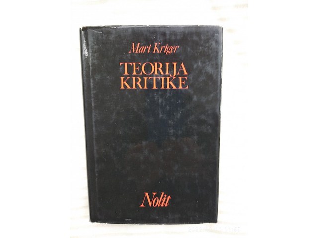 Teorija kritike-Mari Kriger