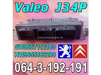 KOMPJUTER Valeo J34P Pežo Peugeot Citroen SW9667112180 , HW9655883280