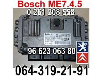 KOMPJUTER ME7.4.5 Bosch 0 261 208 558 Pežo Peugeot Citroen , 9662306380