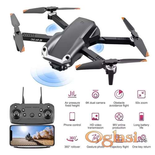 Dron dve kamere 4K Dron sa HD kamerama 2.4G+WiFi