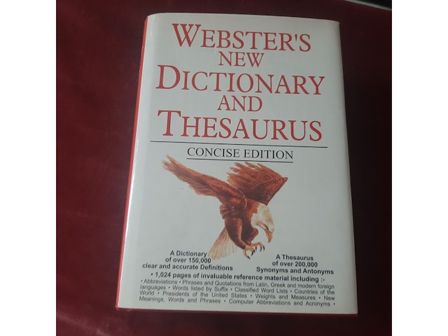 1 WEBSTER`S NEW DICTIONARY AND THESAURUS Concise Editio