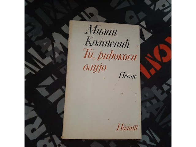 r1 TI, RIĐOKOSA OLUJO - Milan Komnenić + posveta autora