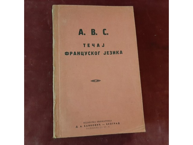 260 A.B.C. tečaj francuskog jezika u sveskama 1933