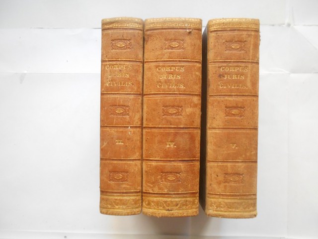 Corpus Iuris Civilis, I-VII, 1831,1832.,1833.