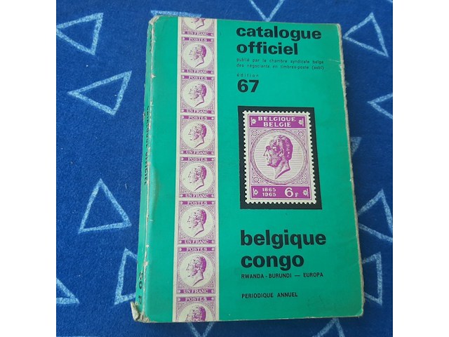 r8 Catalogue officiel 1967 - BELGIQUE CONGO