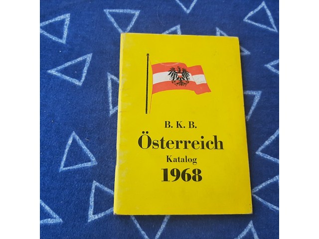 r8 B.K.B. Osterreich Katalog 1968