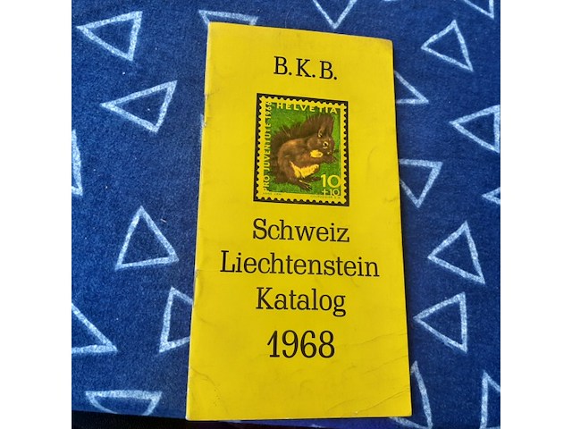 r8 B.K.B. Schweiz Liechtenstein Katalog 1968