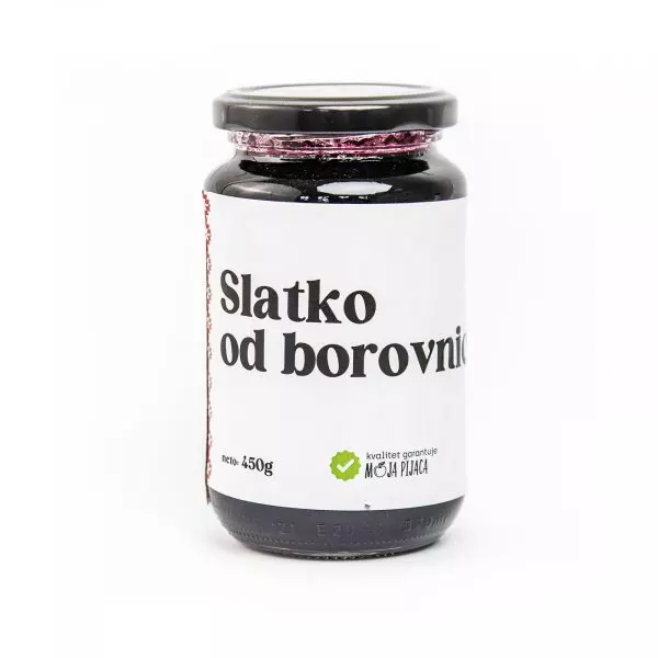 Slatko borovnica 450g Moja Pijaca