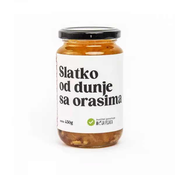 Slatko dunja sa orasima 450g Moja Pijaca