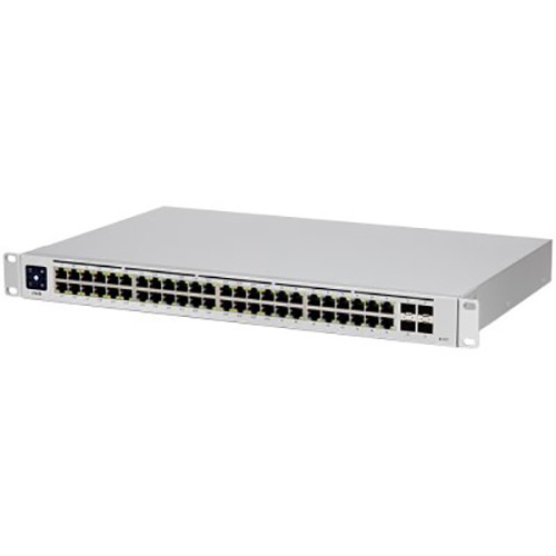Ubiquiti UniFi Switch 48 PoE managed PoE switch with (48) Gigabit Ethernet ports including (32) 802.3at PoE+ ports, and (4) SFP ports | USW-48-POE-EU