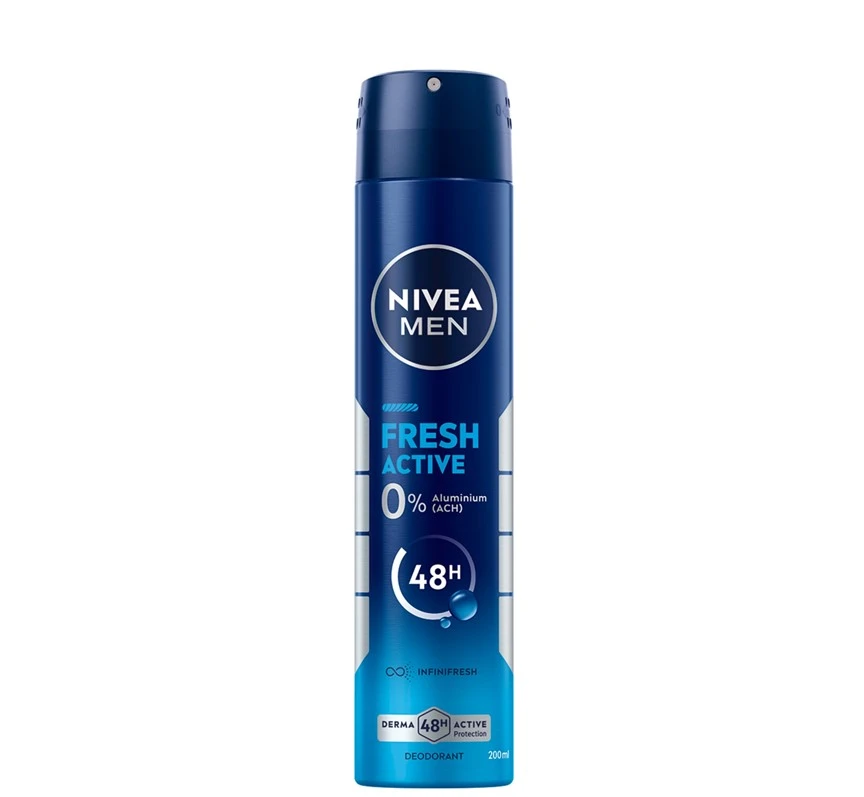 NIVEA DEO MEN 200ML FRESH ACTIVE 81618