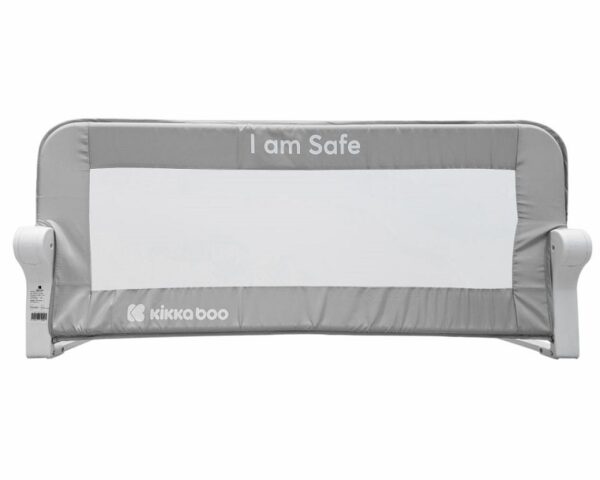 Zaštitna ogradica za krevet I am Safe 102cm, siva – KKB60008