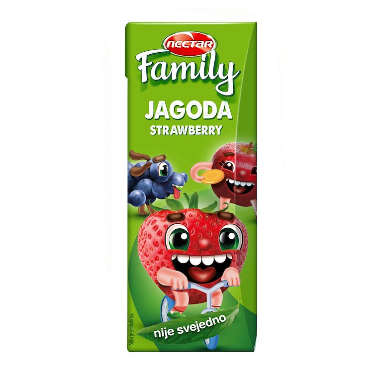 Nectar Family -jagoda, jabuka i grozdje 200 ml