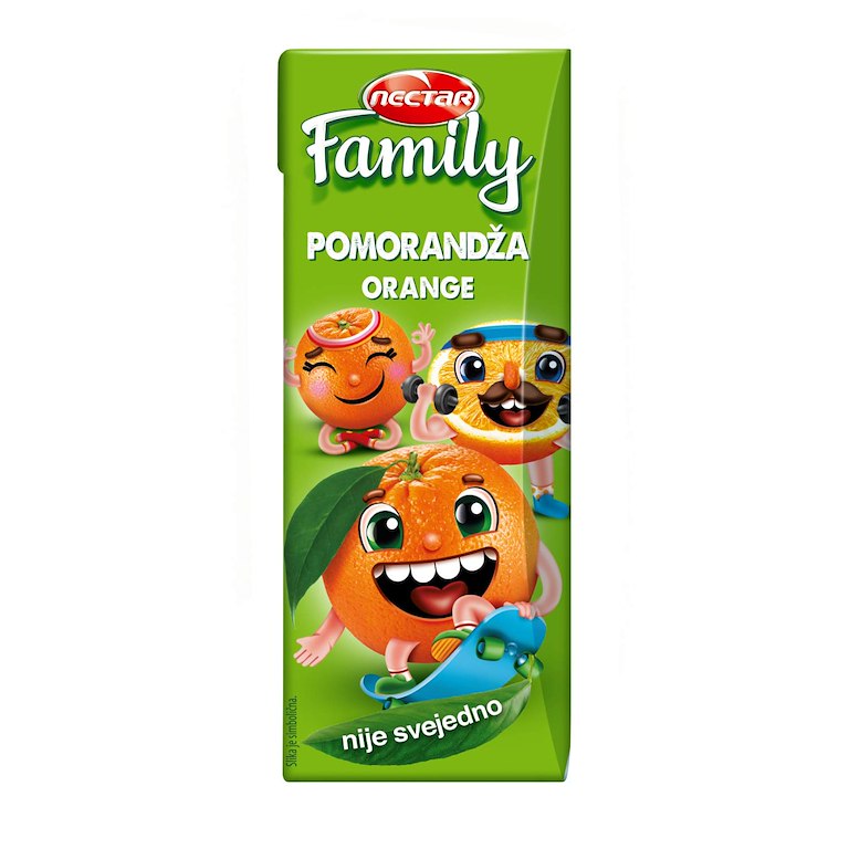 Nectar family pomorandža 200ml