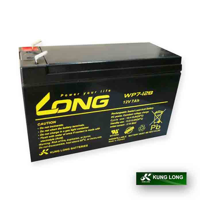 Baterija Akumulator 12V 7Ah WP7-12 (28W) LONG F2