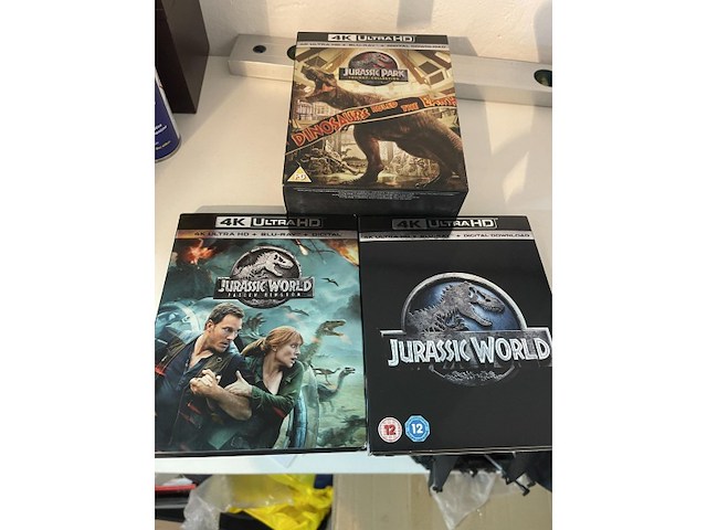 Jurassic park 4k UHD blu ray collection 1-6