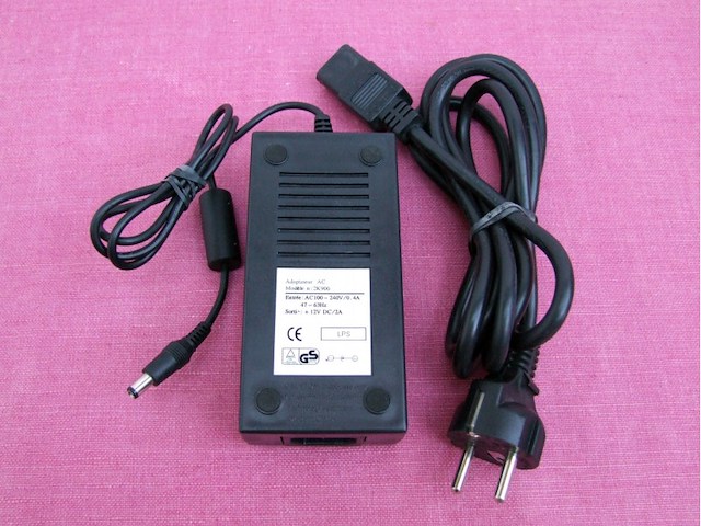 Black adapter 12V 2A ORIGINAL + GARANCIJA!