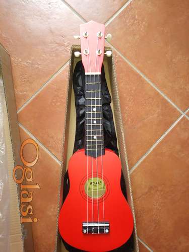 NOVO - Ukulele sa torbicom - originalna velicina