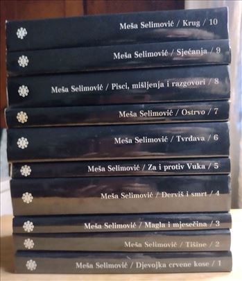 Meša Selimović komplet 10 knjiga