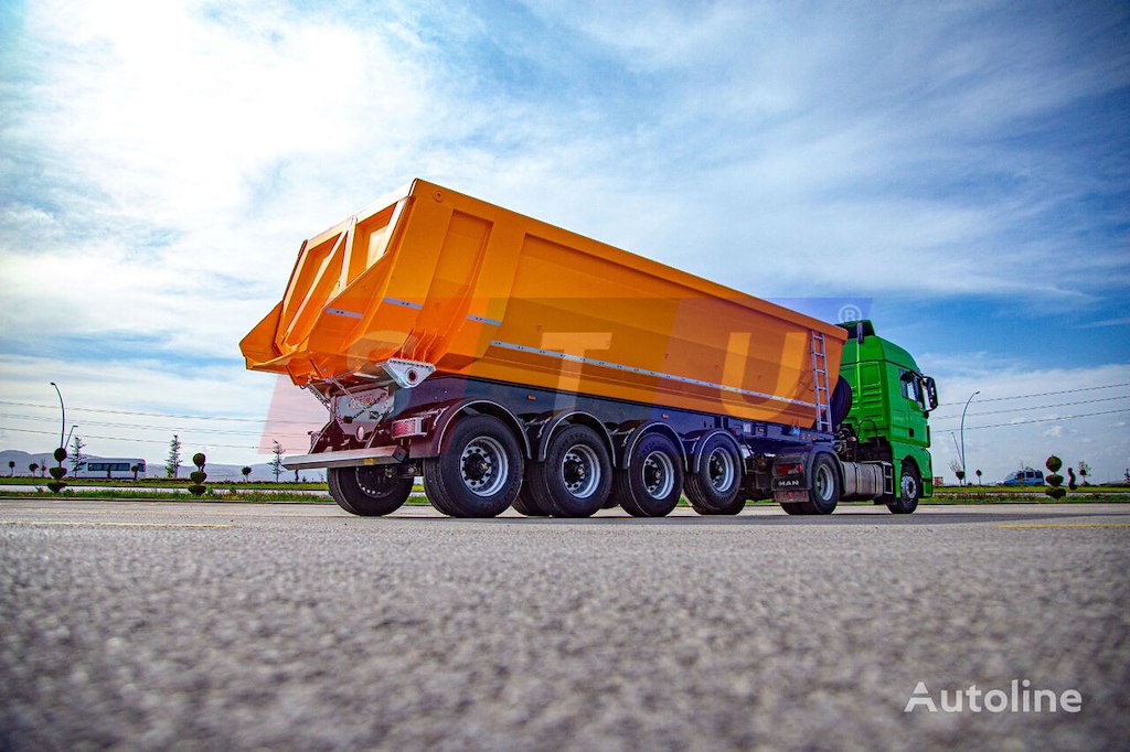 Nova STU 4 AXLE TIPPER TRAILER / 4 ESSİEUX BENNE REMORQUE poluprikolica kipera