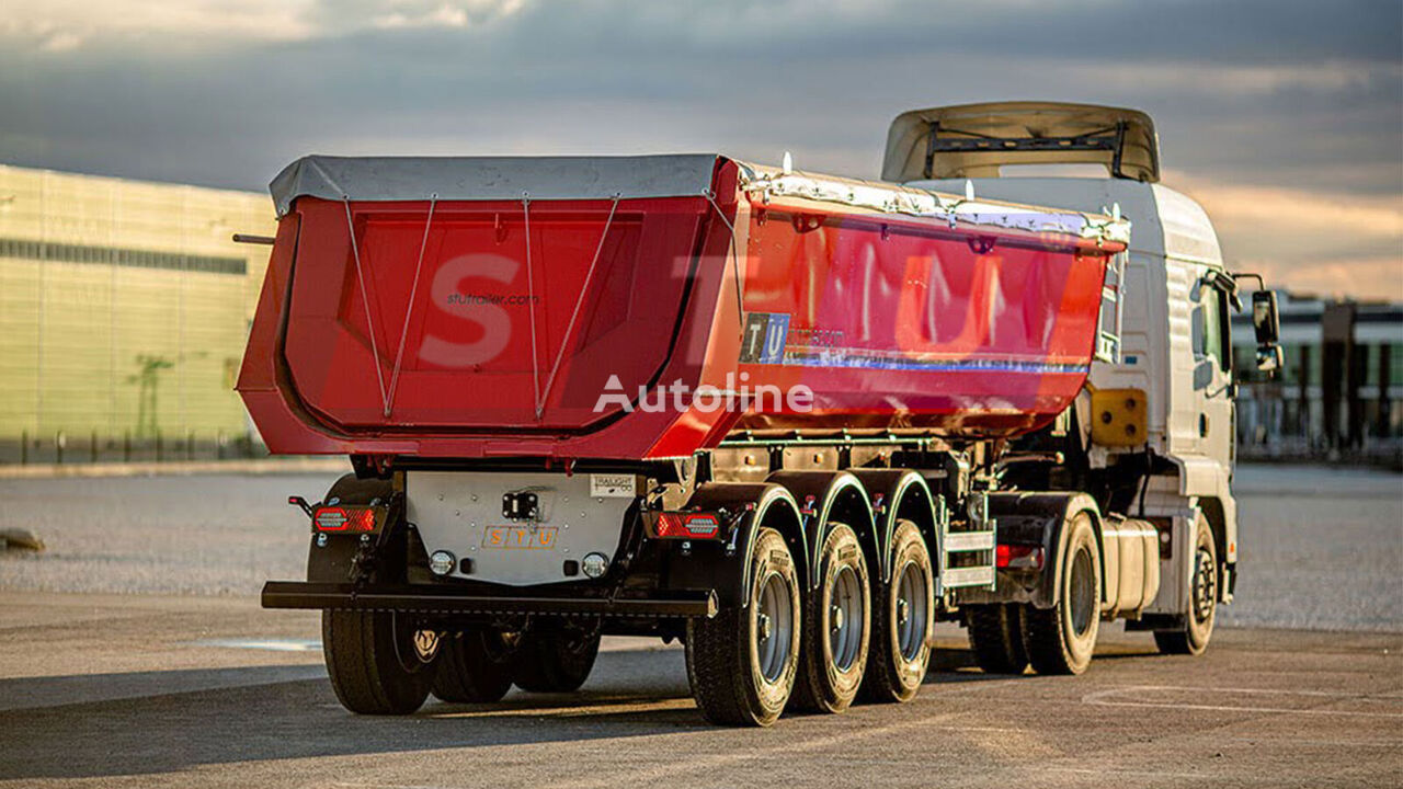 Nova STU 3 AXLE TIPPER TRAILER / 3 ESSİEUX REMORQUE BENNE poluprikolica kipera