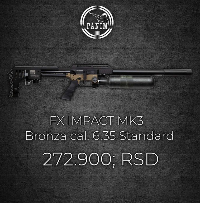 FX IMPACT MK3 Bronza cal. 6.35 Standard