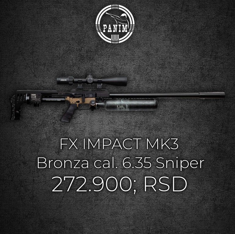 FX Impact MK3 Sniper Bronza cal 6.35mm