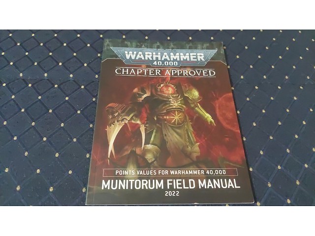 Warhammer 40.000/MUNITORUM FIELD MANUAL 2022