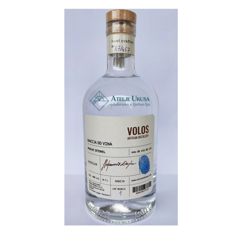 Volos Rakija Od Vina, Muscat Ottonel 0.7l