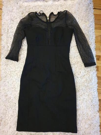 Crna vecernja haljina