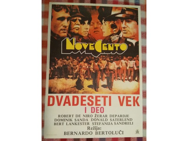 plakat DVADESETI VEK I DEO (Robert De Niro)