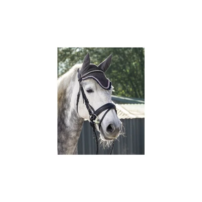 Ušne kape za konje siva pletena 1 Pony