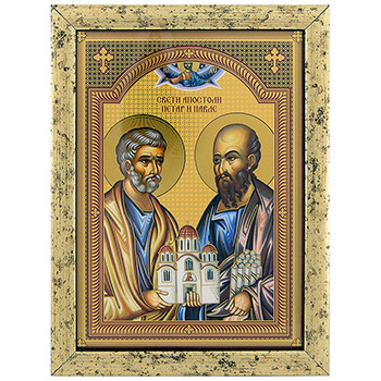 Ikona Sveti Apostoli Petar i Pavle 22x16,5cm