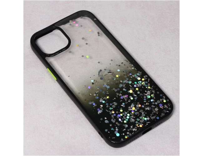 3G Frame Glitter zaštitna maska crna za iPhone 14 Plus 6.7