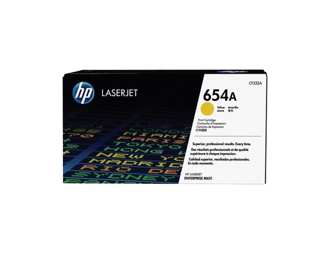 HP 654A (CF332A) toner za HP Color LaserJet Enterprise štampače M651dn,M651n,M651xh žuti