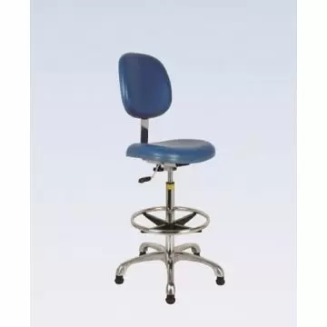 Laboratorijska stolica BIOBASE od sintetičke kože, visine 380 - 480 mm