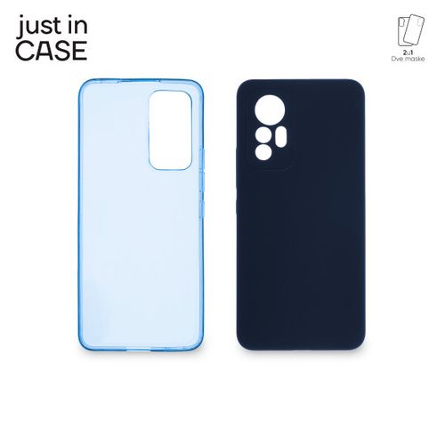 2u1 Extra case MIX paket PLAVI za Xiaomi 12 Lite