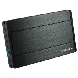 HDD rack LC POWER LC-25U3-Diadem, 2.5″, SATA, USB 3.0, HDD height 12.5 mm, aluminium, black