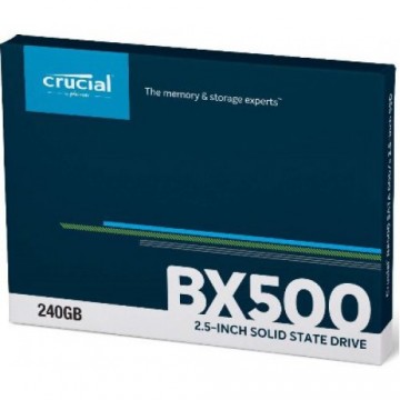 SSD 240GB CRUCIAL BX500, CT240BX500SSD1, 3D NAND, 540/500 MB/s, SATA 3