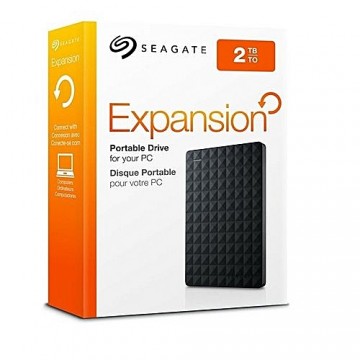 HDD External 2TB SEAGATE Expansion Portable STEA2000400, USB 3.0, 2.5", black