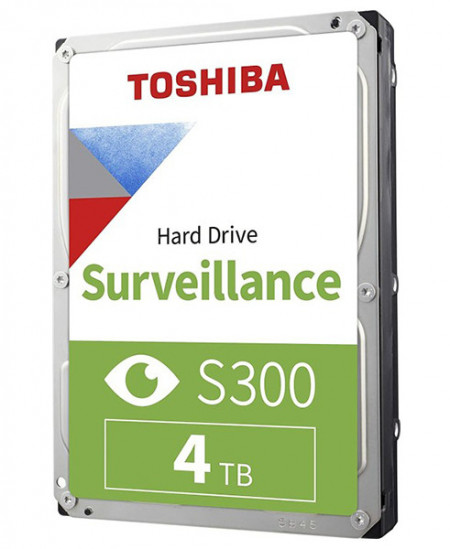 HDD 4TB TOSHIBA HDWT840UZSVA, S300 series, 3.5″, 5400rpm, 128MB, SATA 3 za video nadzor